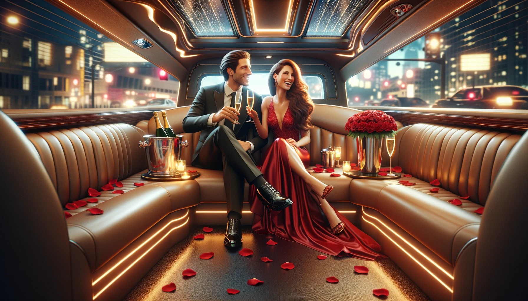 Valentine’s Day with Limo Transfer: Romantic Dining and Entertainment ...