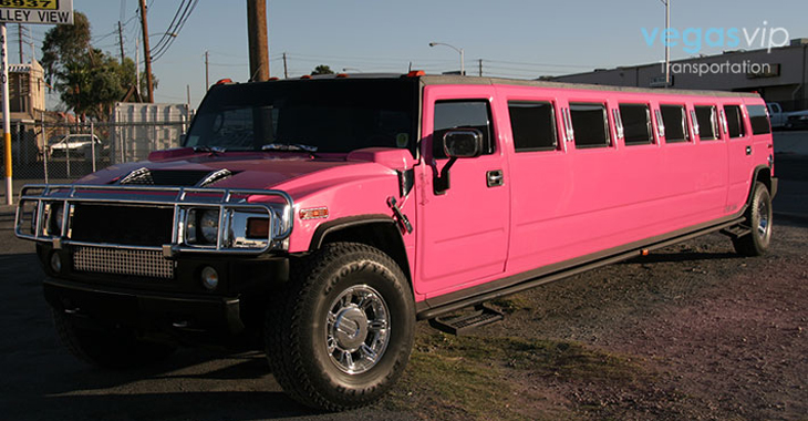 Stretch Pink Hummer Limo | Vegas VIP Limousine
